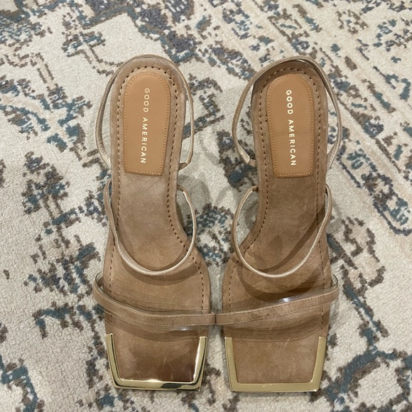 Good American | Shoes | Good American Sandel Heels | Poshmark